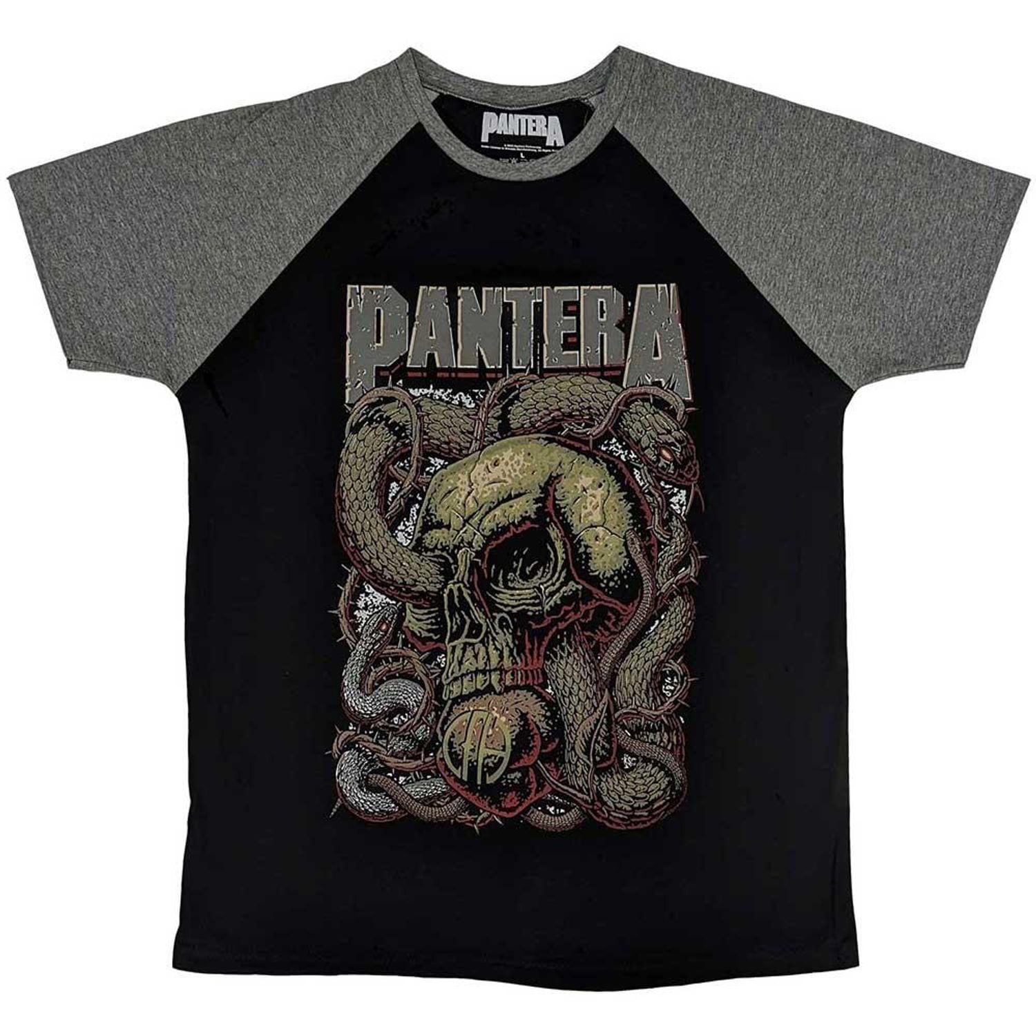 Click here for Pantera Adult Serpent Cotton Raglan T-Shirt Xxl prices