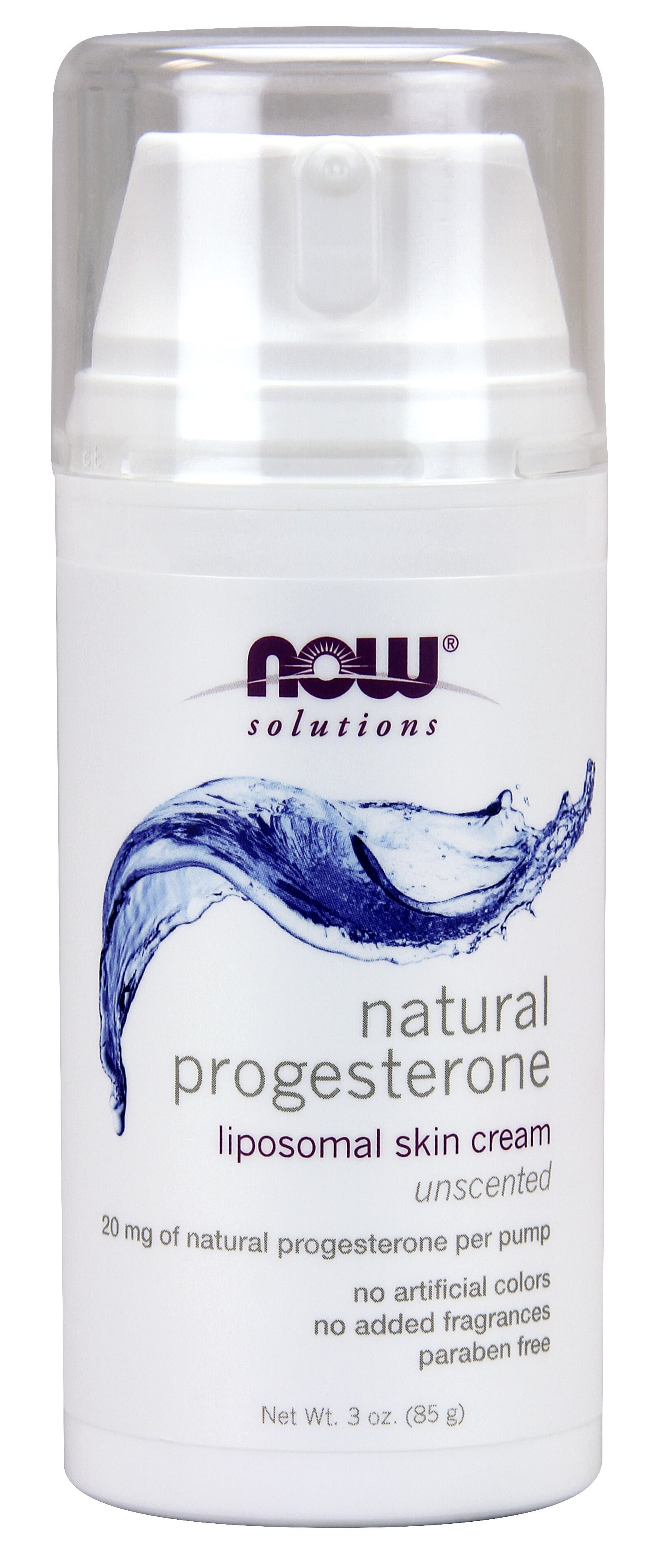 Buy NOW Foods Progesterone Cream Liposomal Lotion, 3 Oz Online at ...
