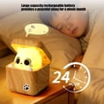 Adorable Cats Shape Night Light with Remote Control Fun Atmosphere ...