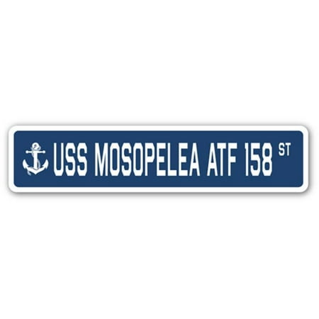 SignMission SSN-Mosopelea Atf 158 4 x 18 in. A-16 Street Sign - USS ...