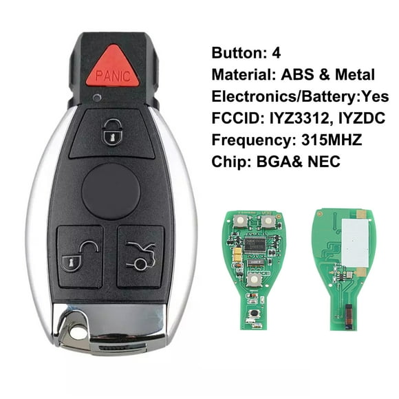 Mercedes Replacement Keys