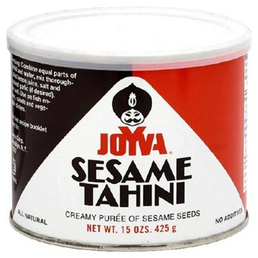 Joyva Gluten-Free Tahini Creamy Puree Sesame Seeds, Smooth Paste, 15 oz ...