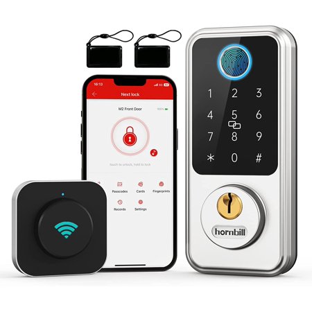 WiFi Smart Deadbolt Alexa Lock - Remote Access with Unlock & Lock ...