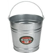Behrens High Grade Steel 1212GS 12 Qt Silver Galvanized Steel Pail ...