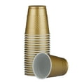 JAM Paper Plastic Cups, 12 oz, Gold, 20/Pack - Walmart.com