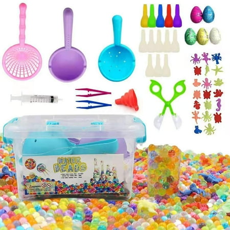 IGUOHAO Water Beads Kits for Kids, Non Toxic 50000 Water Beads Sensory ...