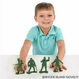 "8 Piece Assorted 4"" Plastic Army Men Set, Large Action Military Toy ...