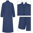 Blue Men'S Priest Robe Roman Standing Collar Ing - Walmart.com Blue Men'S Priest Robe Roman Standing Collar Ing - Walmart.com