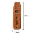 Lotpreco Wood KAZOO with Five Membrane Flute Diaphragm Mouth Kazoos ...