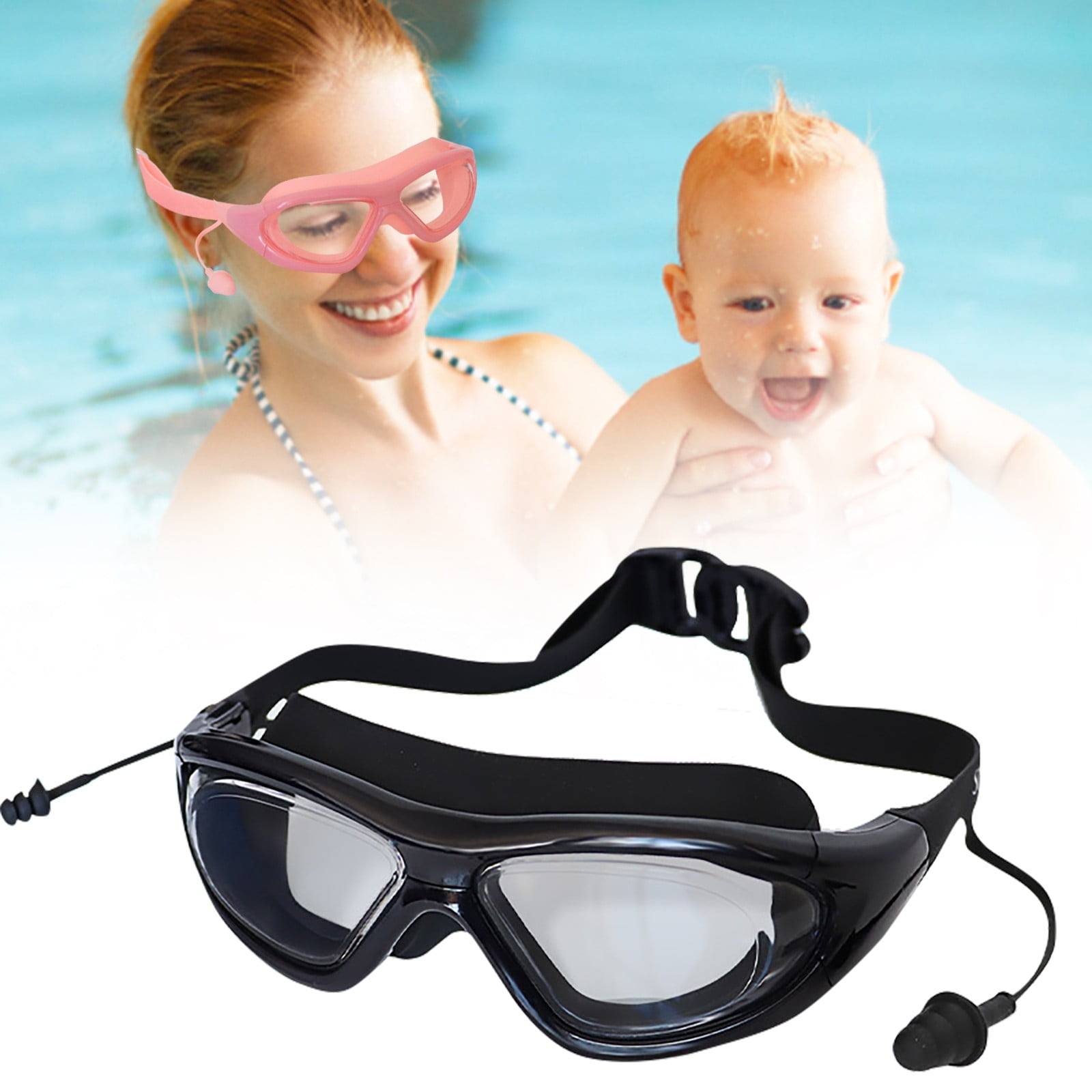 Click here for Vivavault Fog Swim Goggles Set Including Earplugs... prices