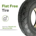 AlveyTech 200x50 "No-Flat" Flat Free Solid Rubber Scooter Tire with ...