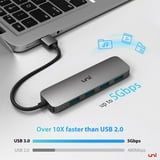 uni USB Hub, Aluminum 4-Port PS4 USB 3.0 Data to USB Hub Adapter (Ultra ...