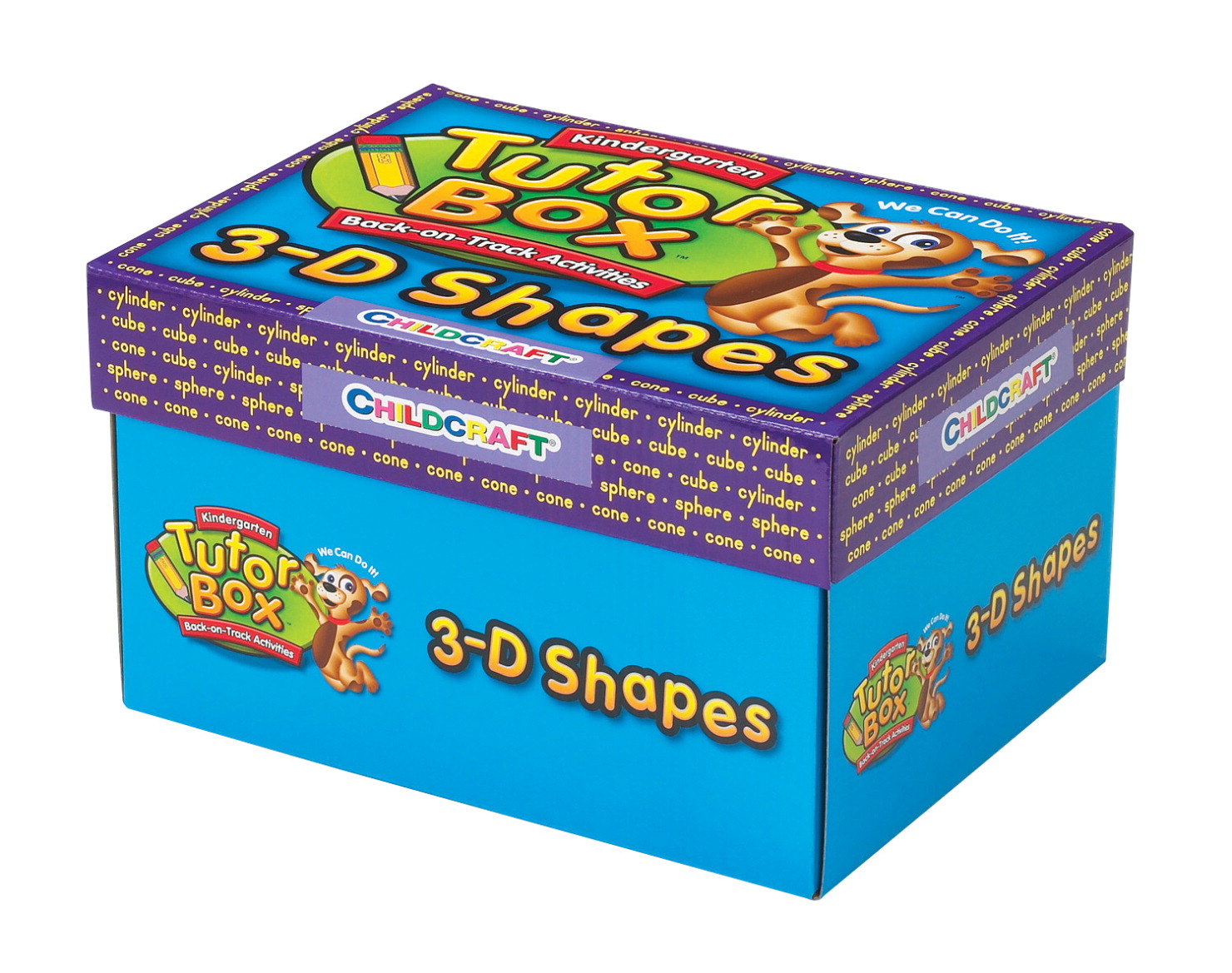 childcraft math kindergarten tutor box 3-d shapes - Walmart.com