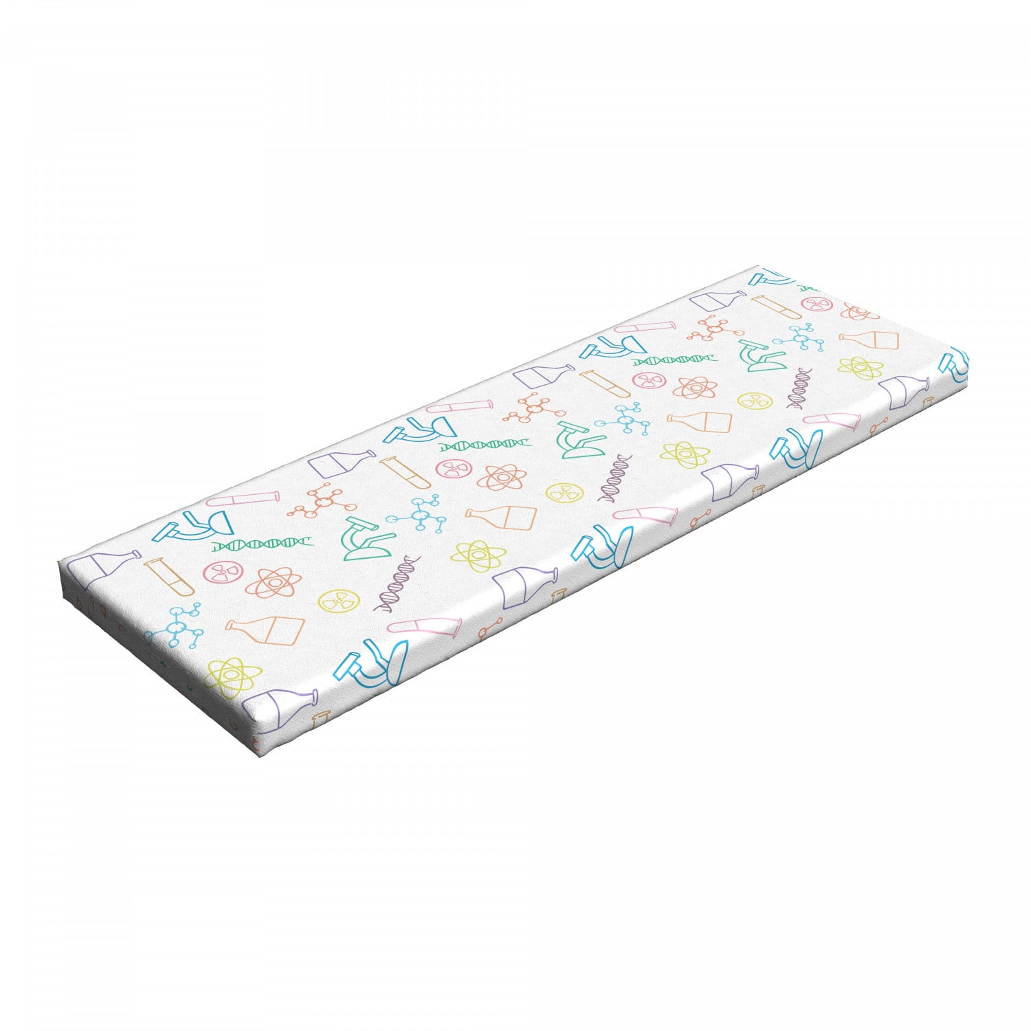 Science Bench Pad, Chemistry Concept Pattern with Chemical Instruments ...