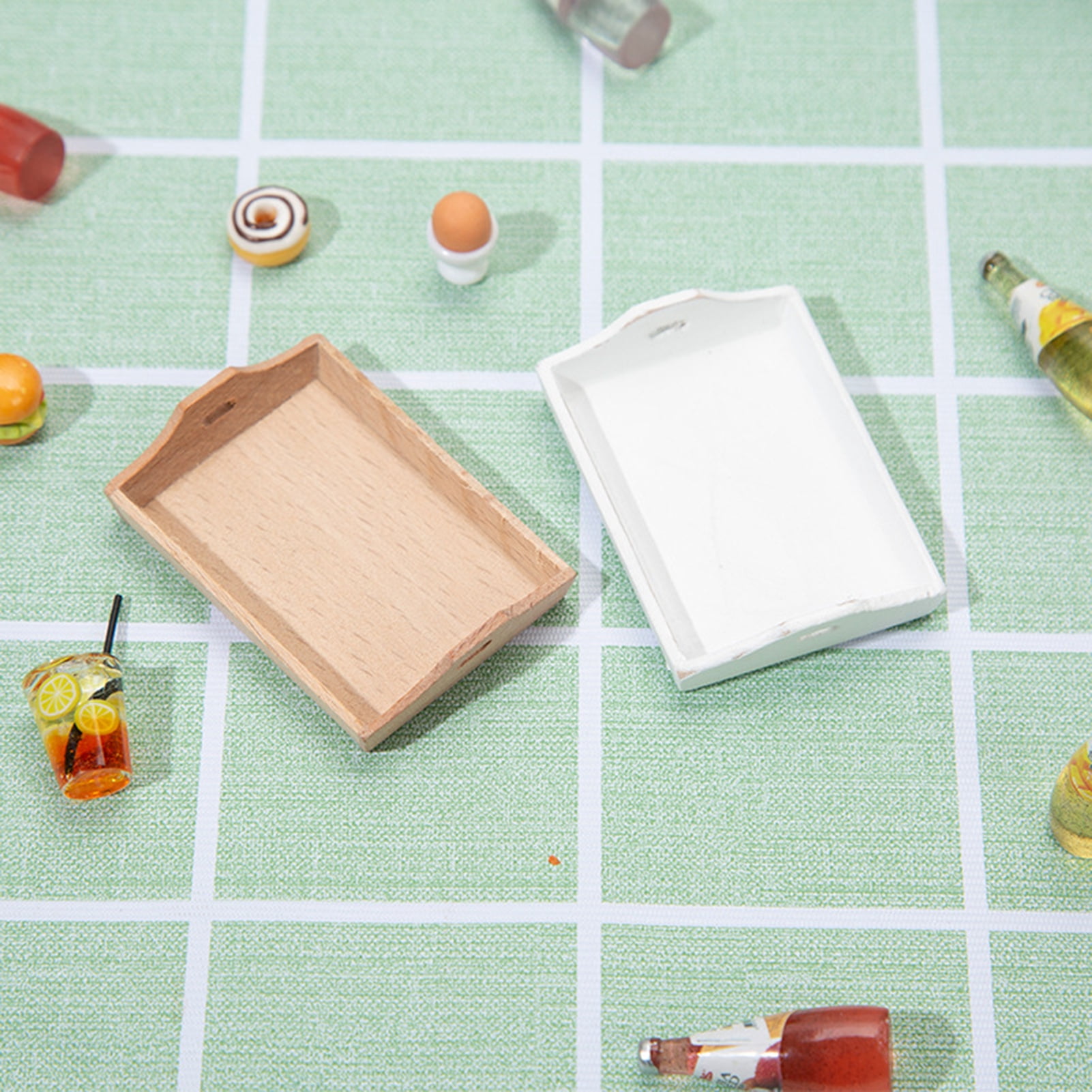 Dream Lifestyle Doll House Tray with Double Handle High Reduction Cute ...
