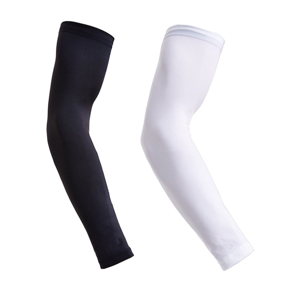 2 Pairs Outdoor Men Arm Sleeves Sun Protection Arm Guard Elbow Arm Cuff ...