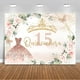 Mocsicka Quinceanera Birthday Backdrop for Sweet Girl Mis Quince Anos ...