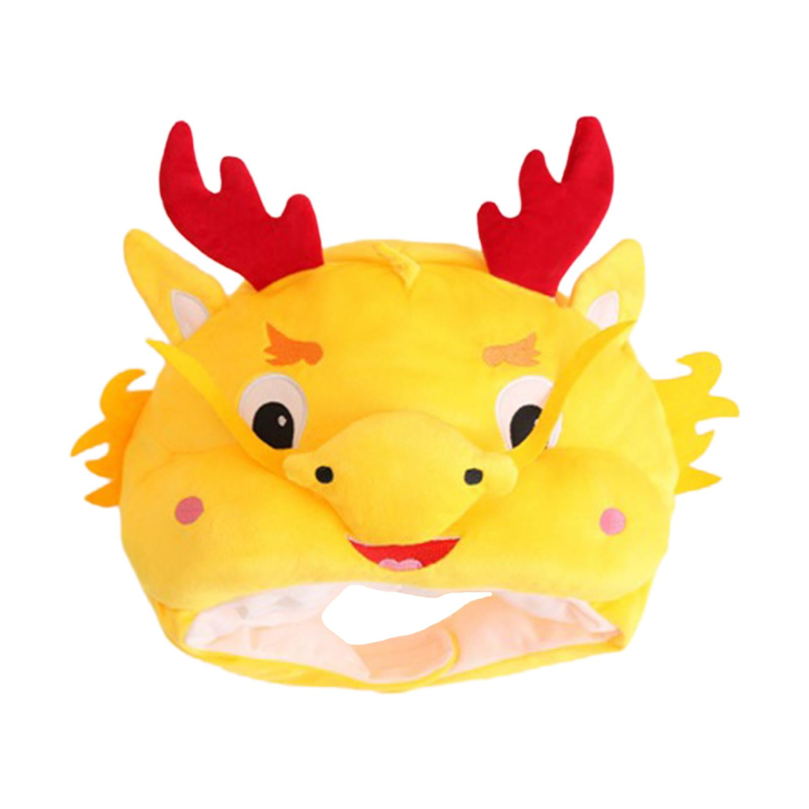 Gorro de peluche de dragón Fernando para Cosplay Fiesta Amarillo ...