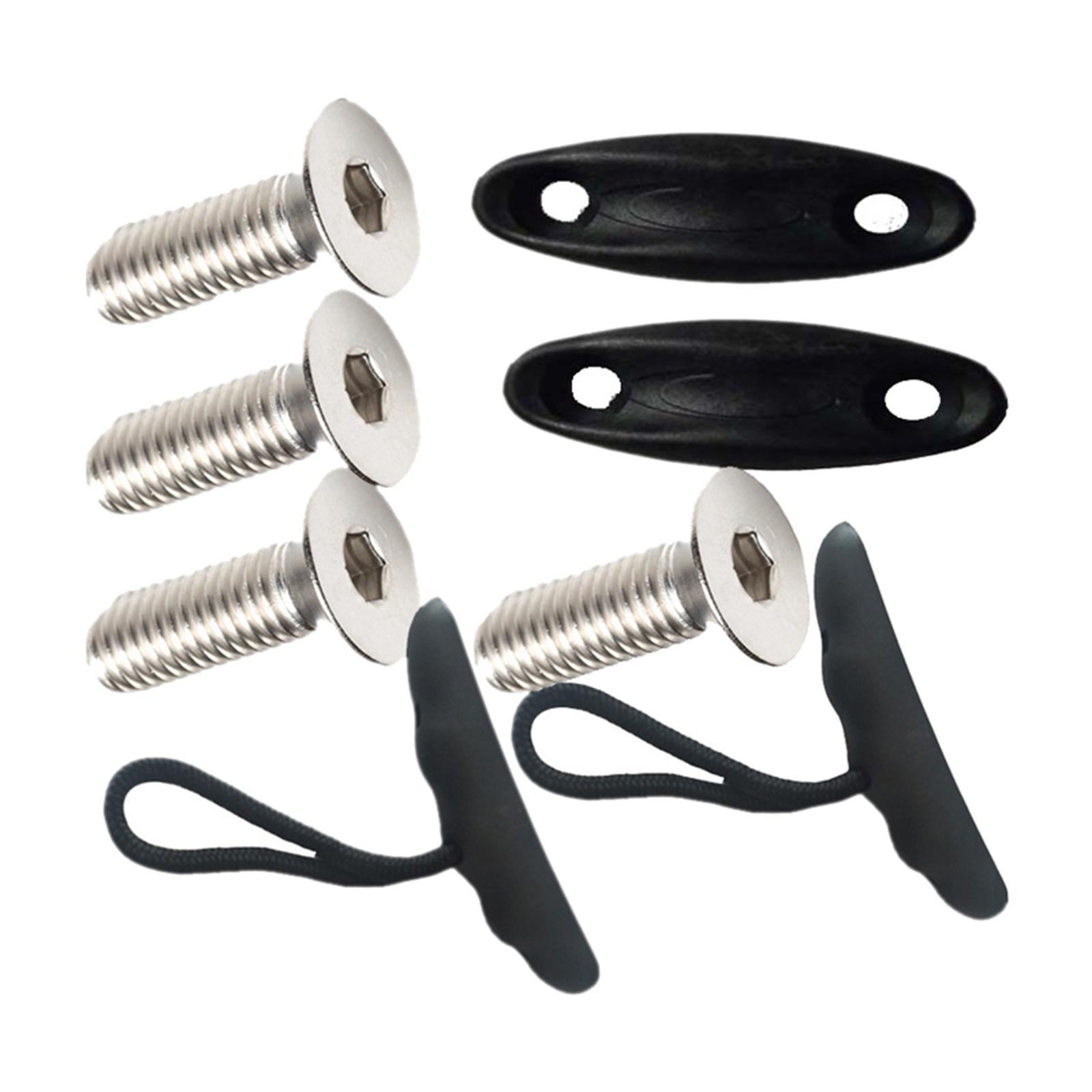 Kayak Carry Handle Canoe Fishing Boat T-Handle with Bungee Pull Screws ...