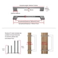 5 Pack Classic Cabinet Handles-5"/128mm Screw Spacing Champagne Bronze ...