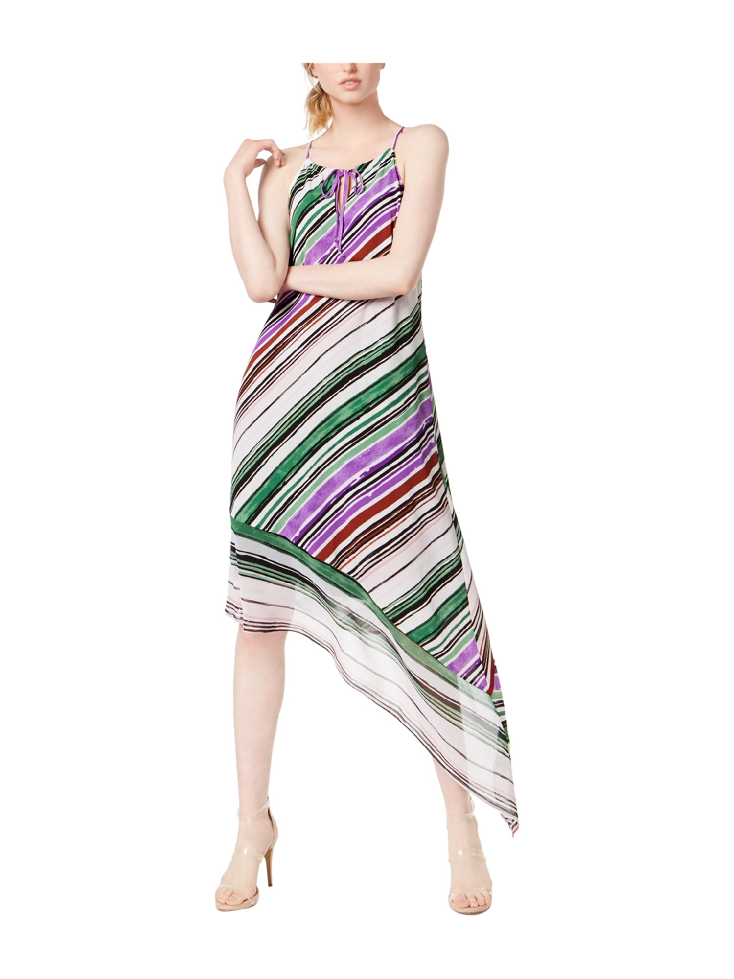 bar III Womens Halter Maxi Dress multistripe XXS | Walmart Canada