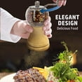 SunshineFace Hand Shake Wood Pepper Grinder, Manual Salt and Pepper ...