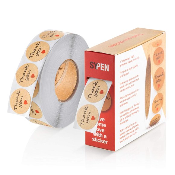 Thank You Stickers Roll