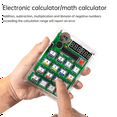 Diy Calculator Electronic Production Kit 51 Microcontroller Teaching Experiment Welding Practice ...