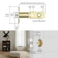 Bathroom Door Lock Body Washroom Single Tongue Lock Bolt Door Lock Core ...