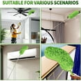 Cobweb Duster with Extension Pole, Washable Cleaning Set 2 Heads ...