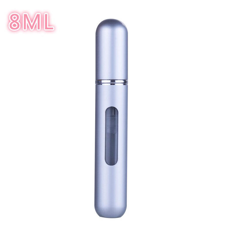 Mini botella portátil de aluminio recargable, atomizador de Perfume ...