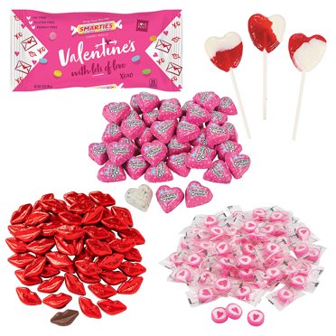 Fun Express Pink Candy Buffet Assortment, 1600 Pieces, Gummies ...