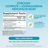 Estroven Menopause Relief Complete + Ashwagandha Daily Supplement ...