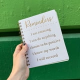 Positive Reminders - I Am Amazing Spiral Notebook | 5.75" x 7.50" | 120 ...