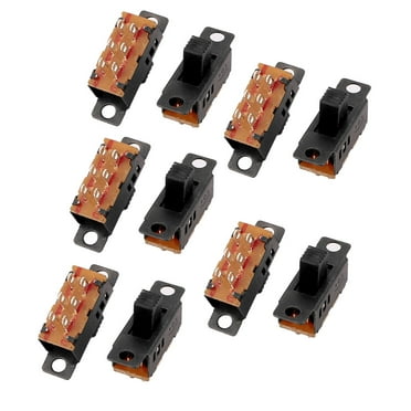 10Pcs 2 Position 3P SPDT Micro Slide Switch Latching Toy Switch 8mmx4mmx4mm - Walmart.com