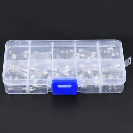 Low Melting Point Glass Fuses Assorted Kit, Glass Tube Fuse Assorted ...