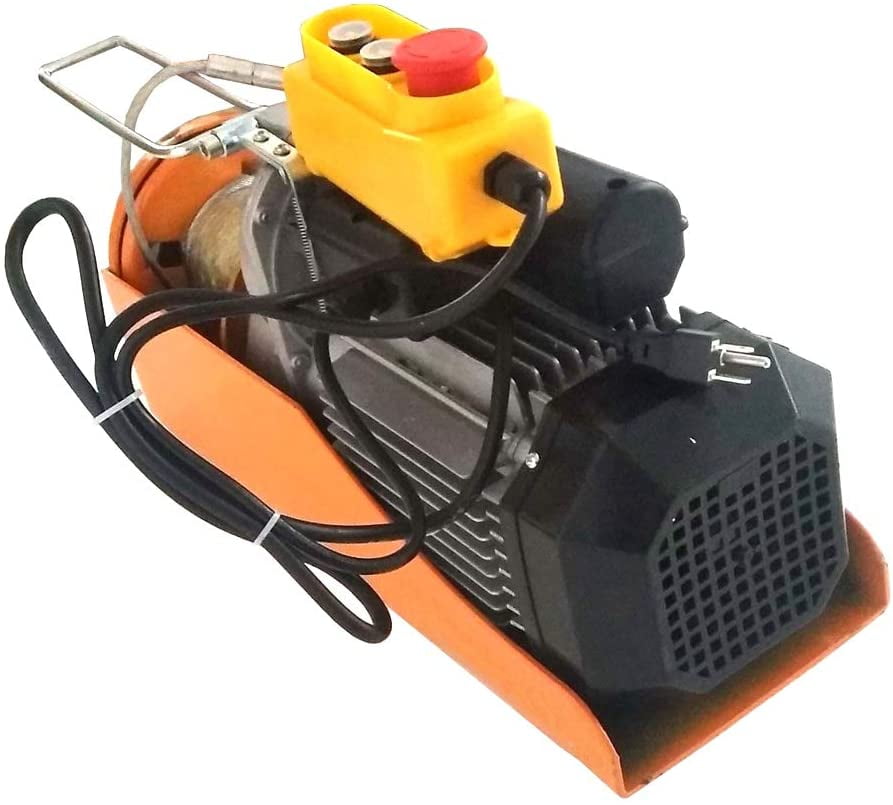 Buy INTBUYING 220v 2000LB Miniature Electric Hoist Crane Overhead ...