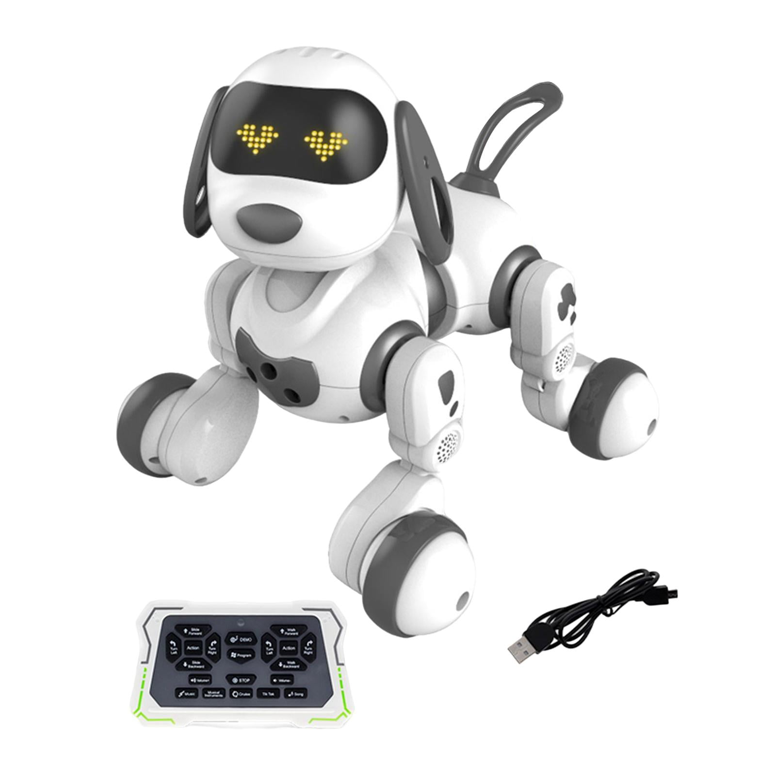 Xuanheng Smart Stunts Robot Dog Toy For Kids Remote Control Robot Dog Toy For Toddlers Black Black