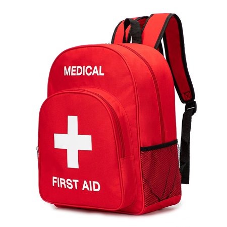 First Aid Backpack Empty Medical First Aid Bag Treatment First ...
