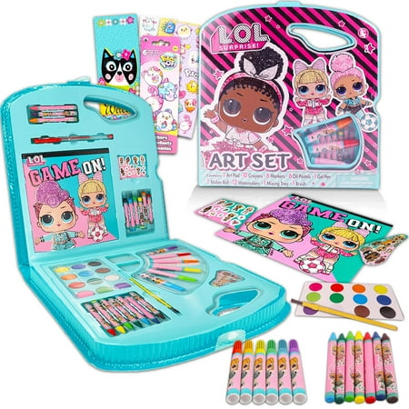 L O L LOL Doll Art Set Bundle for Kids, Girls ~ 40 Pc LOL Doll Art Kit ...