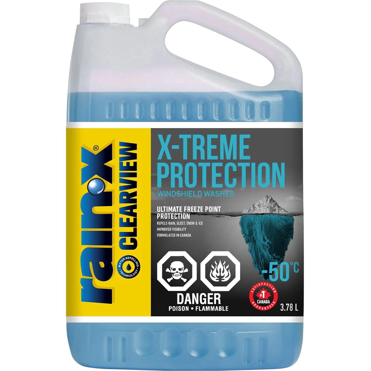 Rain-X ClearView - X-Treme Protection Windshield Washer Fluid, -50°C ...