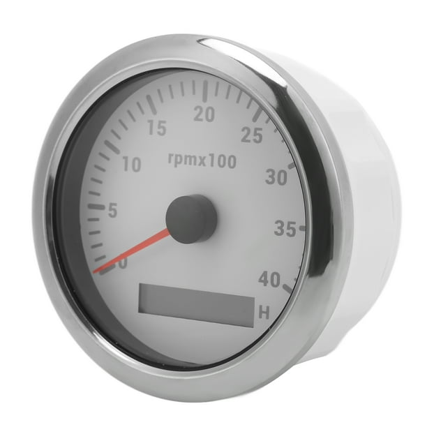 Loewten Boat Tachometer, Low Power Consumption 85mm Tachometer Gauge ...