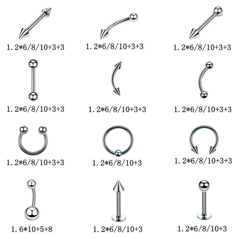 Eyebrow Piercings Types