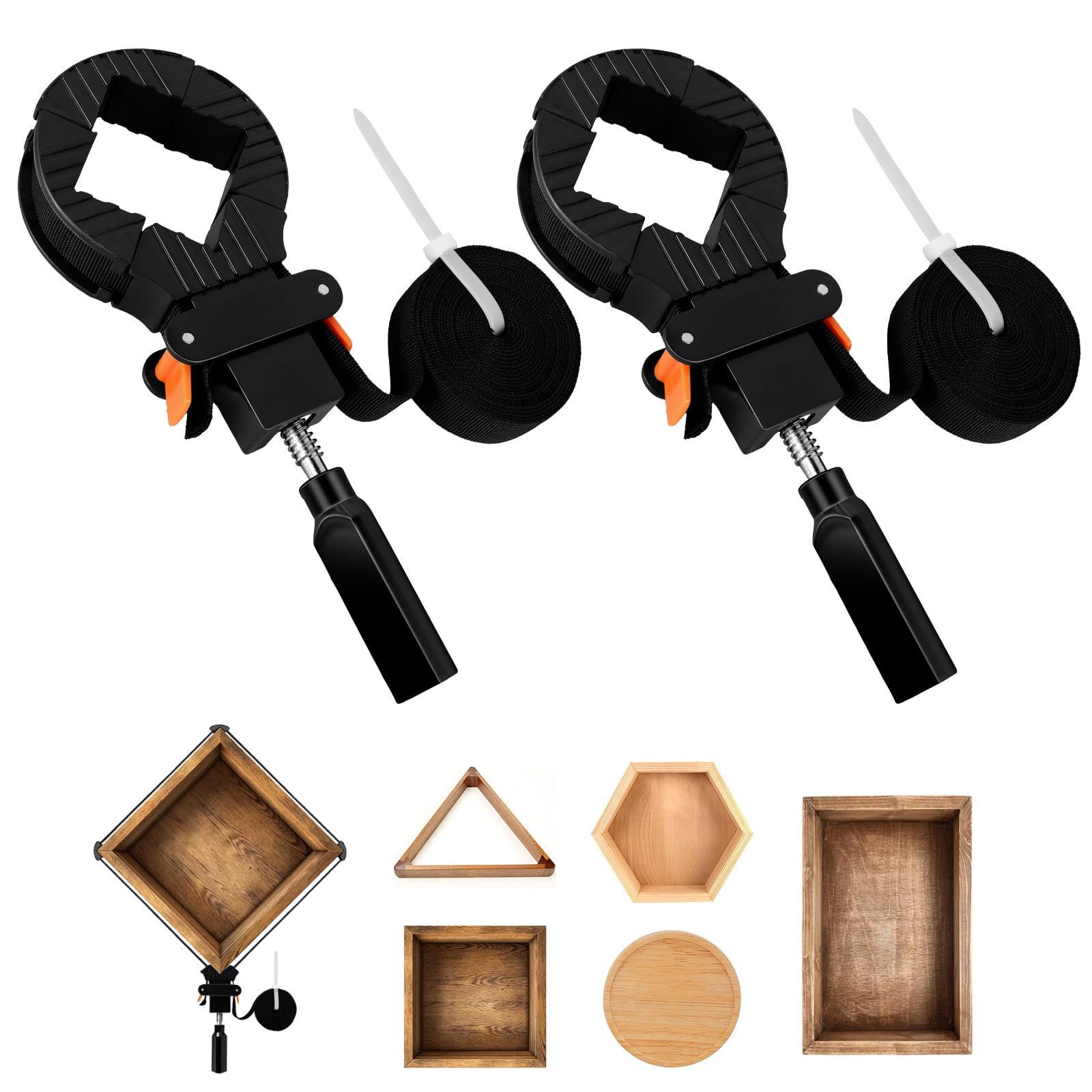 Strap Clamp 2-Pack 13ft S With Adjustable Belt - Heavy Duty Nylon Band ...