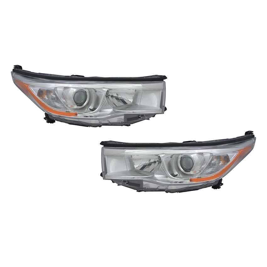 New Left And Right Head Light Fits Toyota Highlander 14-16 81150-0E180 ...