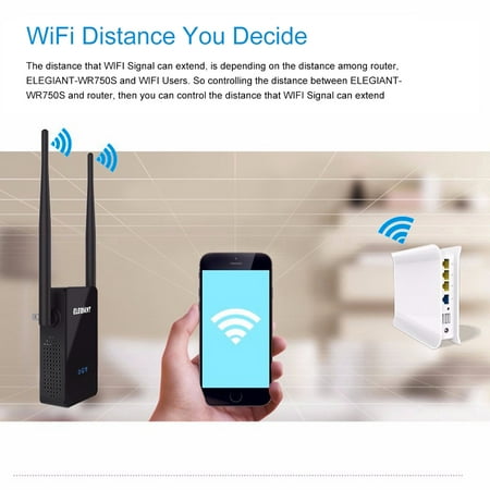 WiFi Signal Booster, 750Mbps Universal WiFi Range Extender/ Access ...