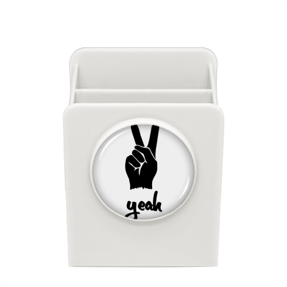 Scissors Outline Personalized Gesture Desk Pencil Holder Cup Pen ...