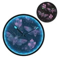 BZSMCE Voice Activated LED Night 12in Clock 12in Clock with Ore Bat ...