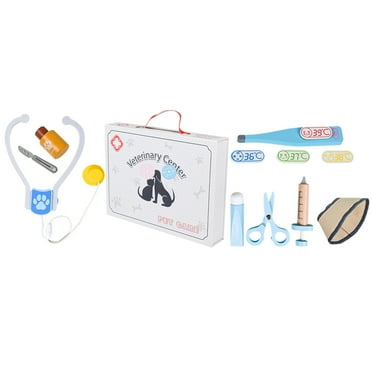 Kids Veterinary Set-11 Piece Complete Toy Set - Pretend Play Set by Hey ...