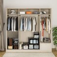 10-Cube Shoe Rack Organizer – Stackable Plastic Shoe Cabinet for Closet ...
